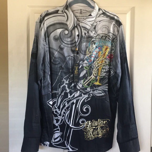 Christian Audigier | Shirts | Mens Shirt | Poshmark